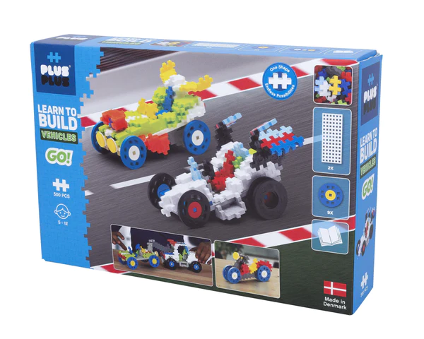 Plus Plus Learn to Build Go! Vehicles – Sensational Play